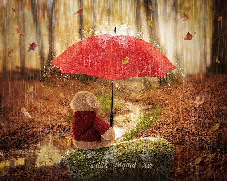 Fall Backdrop Digital Background Photography Autumn Leaves - Etsy