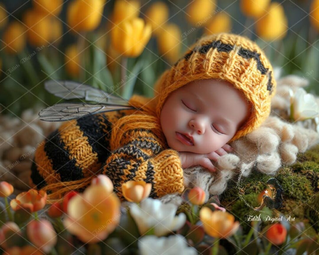 Newborn Background Digital Photography, Face Insert Baby Digital ...