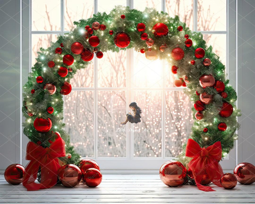 Christmas Digital Backdrop, Christmas Digital Background Photography ...