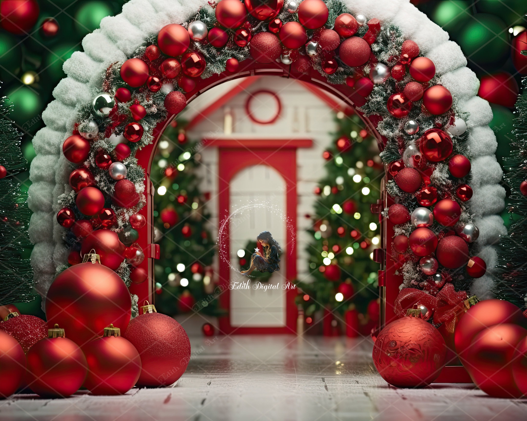 Digital Christmas Backdrops