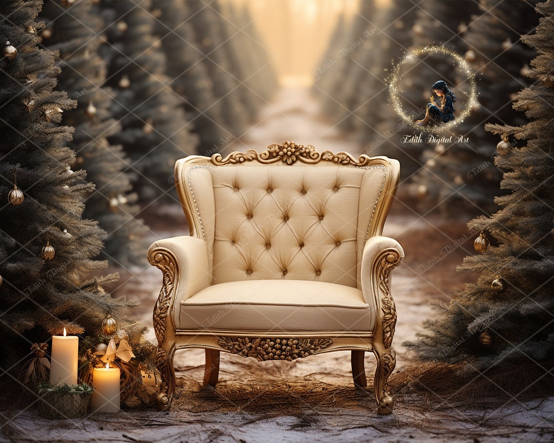 Christmas Digital Backdrop Photography, Outdoor Christmas Tree Farm, A ...