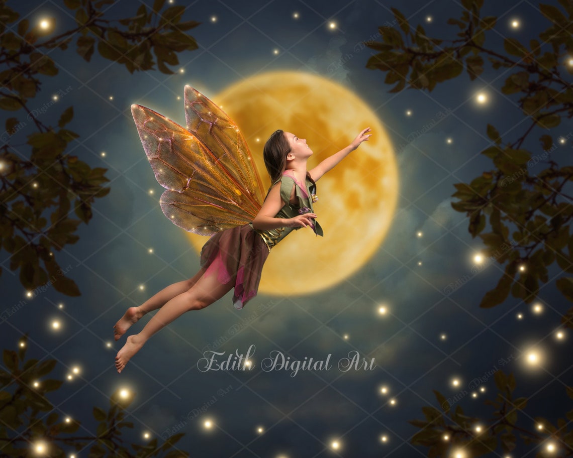 Fairytale Digital Backdrop Magical Fairy Background - Etsy