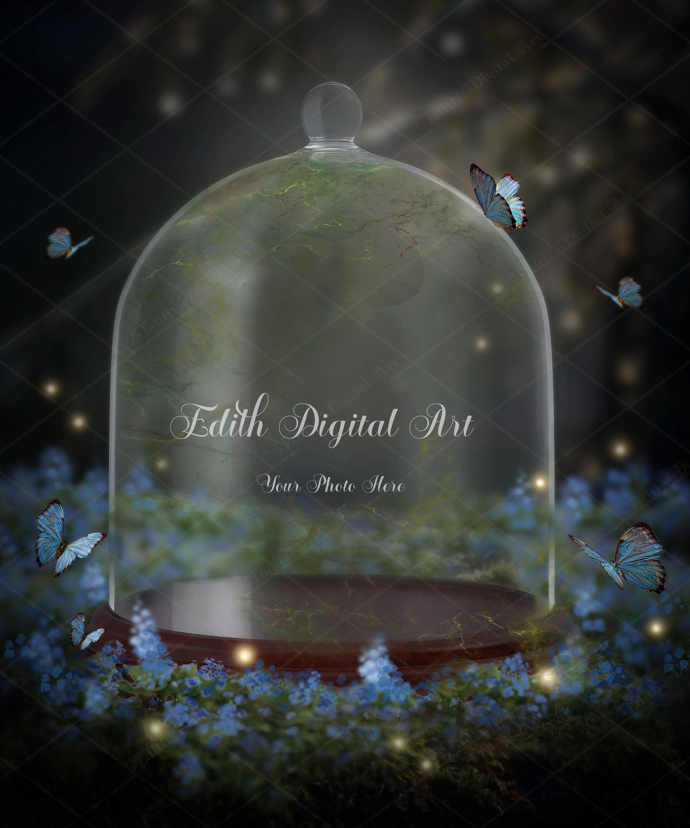 Fairytale Digital Background Enchanted Forest Backdrop - Etsy