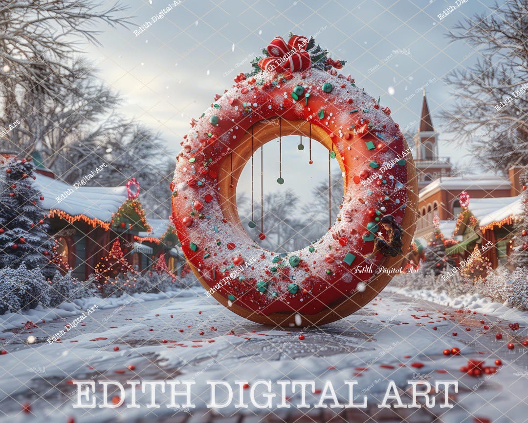 Fun Christmas Digital Backdrop Photography Portrait for Kids, Family ...