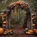 Fall Digital Backdrop, Fall Landscape Backdrop Photography Composite ...