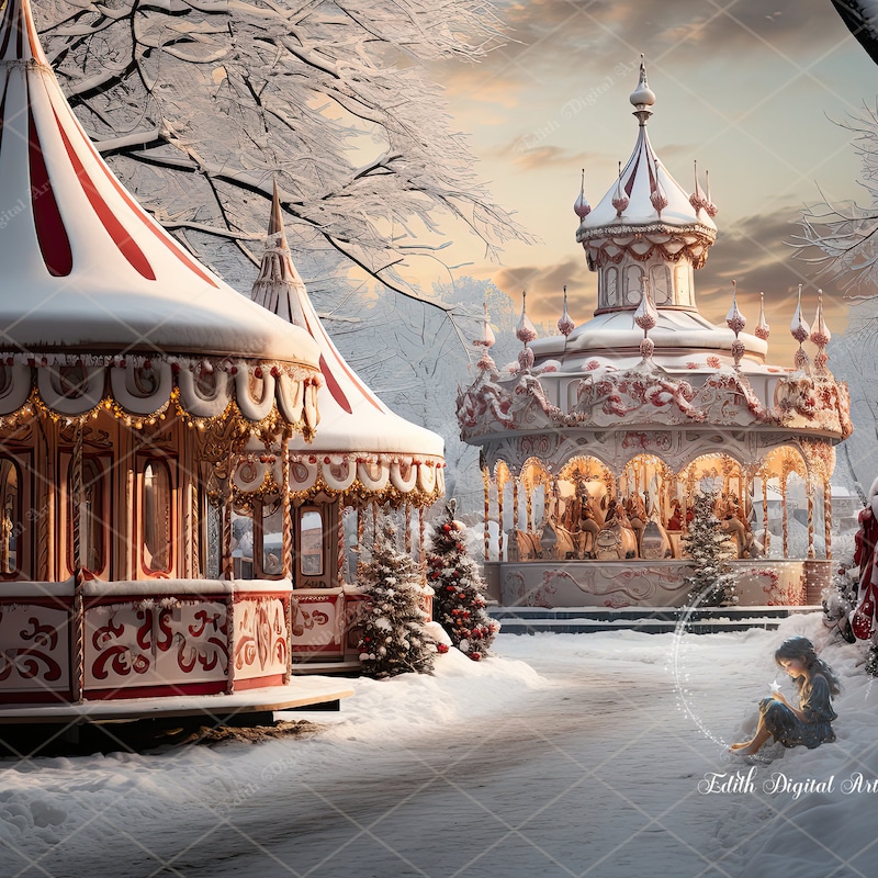 Christmas Carousel - Etsy