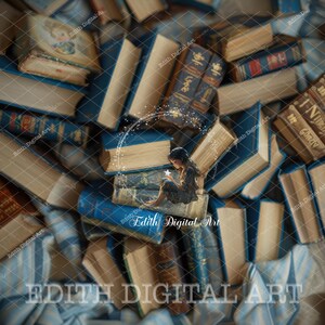 Back to School Backdrop Digital Photography, School Books, Library ...