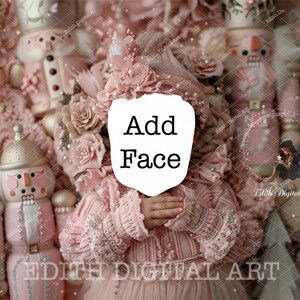 Newborn Digital Backdrop, Face Insert, Baby Photo Background ...