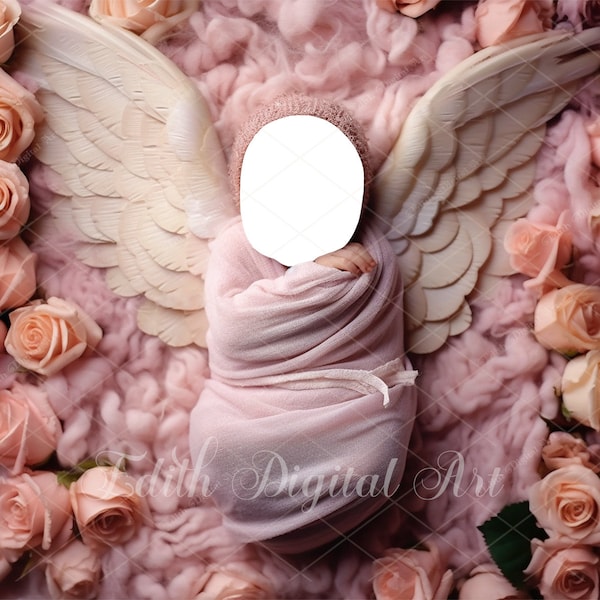 Newborn Baby Angel Backgrounds - Etsy