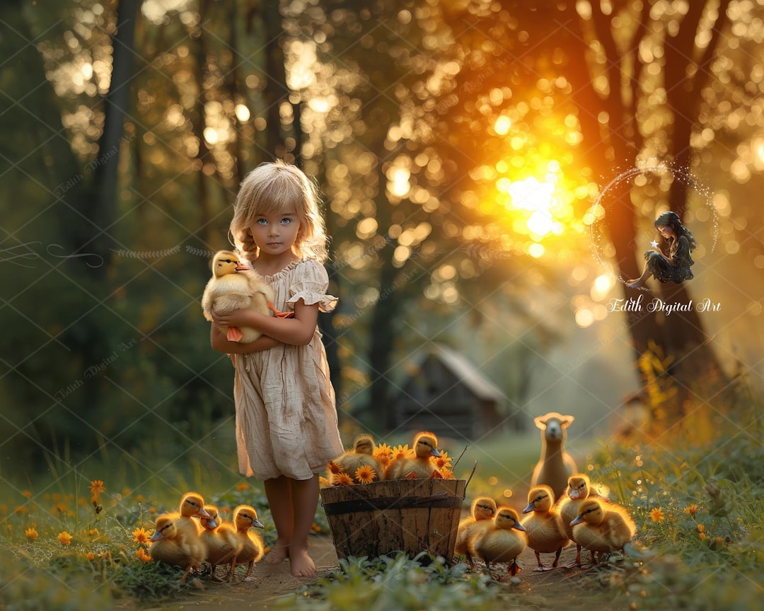 Spring Digital Backdrop, Easter Digital Background Photography Creative ...