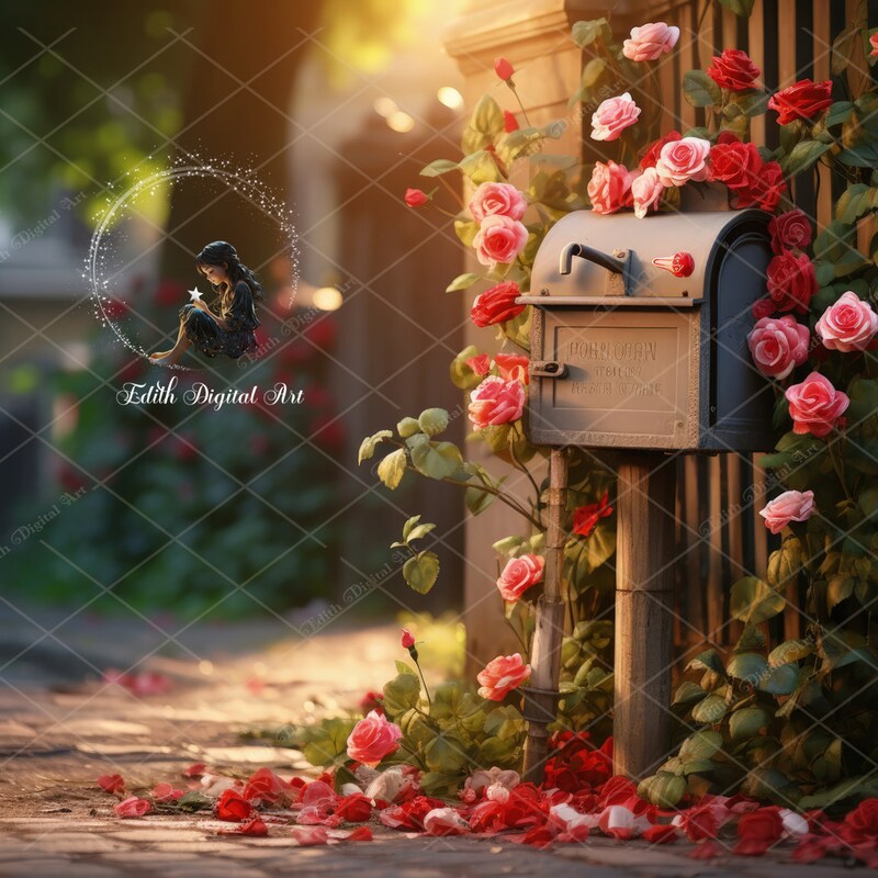 Floral Road Backdrop - Etsy