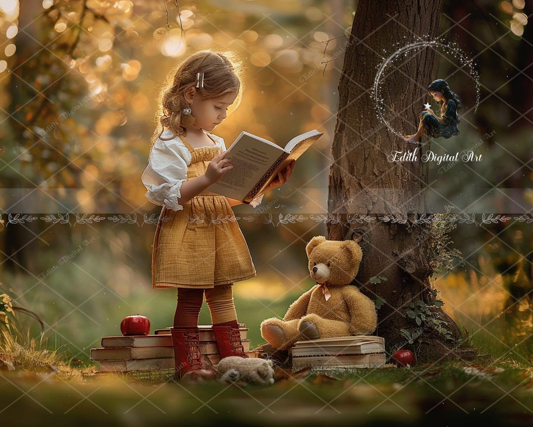 Summer Forest Backdrop Digital Background Photography, Back to School ...