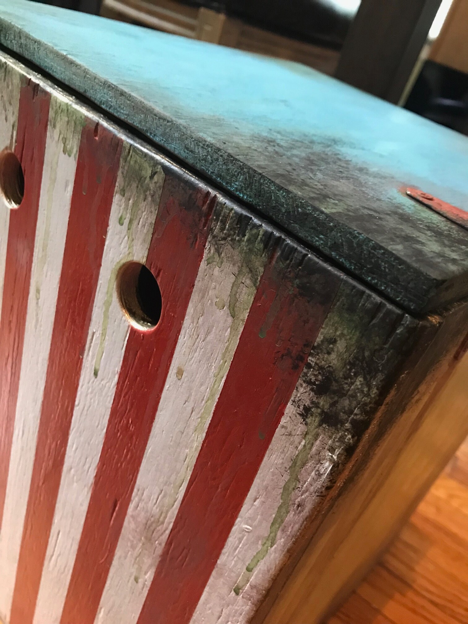 Creepy Carnival Box, Vintage Carnival Box, Hand-crafted, Collector ...