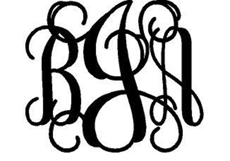 Glass Etched Wine Glass With Monogram - Etsy