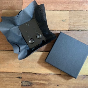 Large Bella Gold-plated Crysta Golden Sadow Pierced Crystal Earrings ...