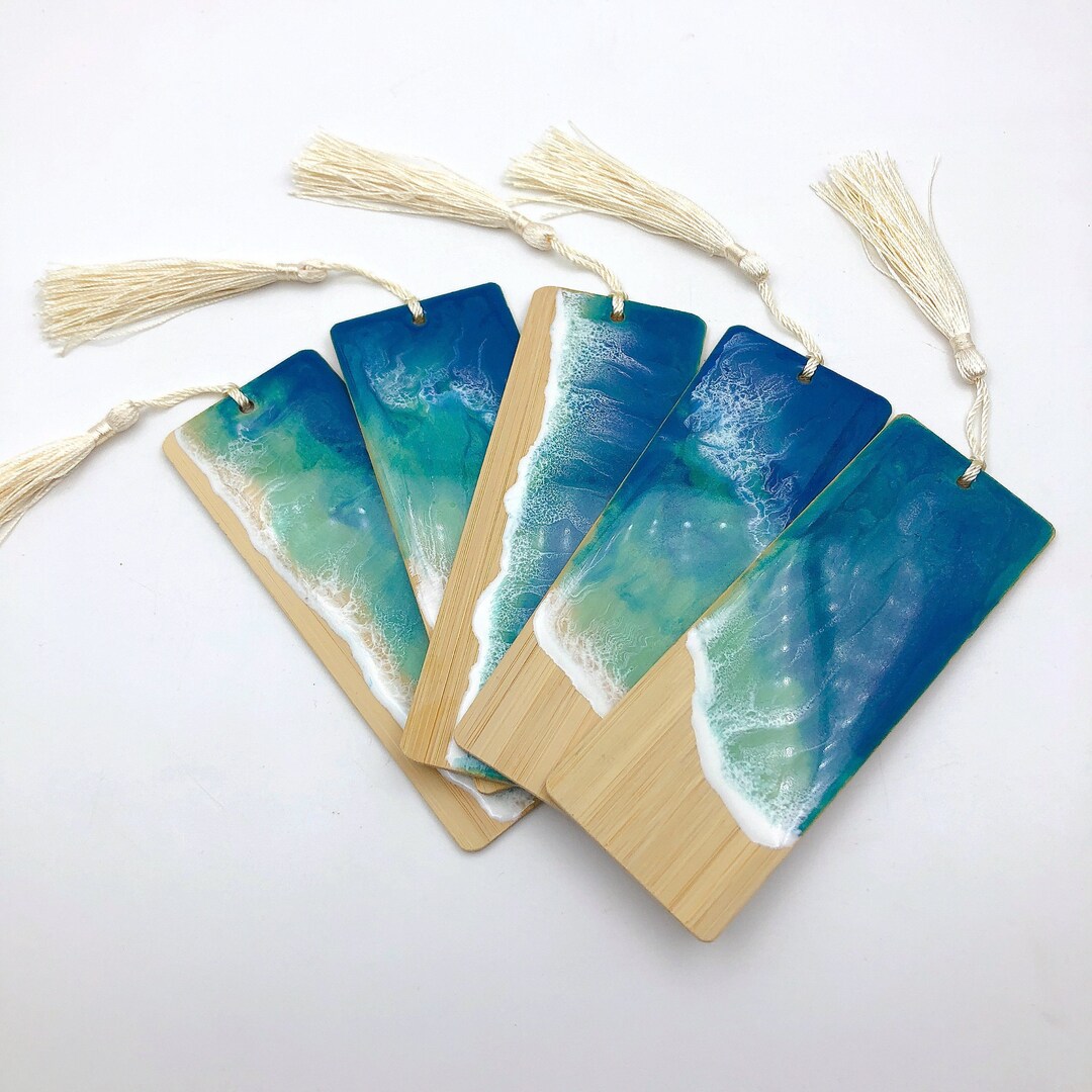 Handmade Ocean Bookmarks - Unique Beachy Gift for College Students and ...