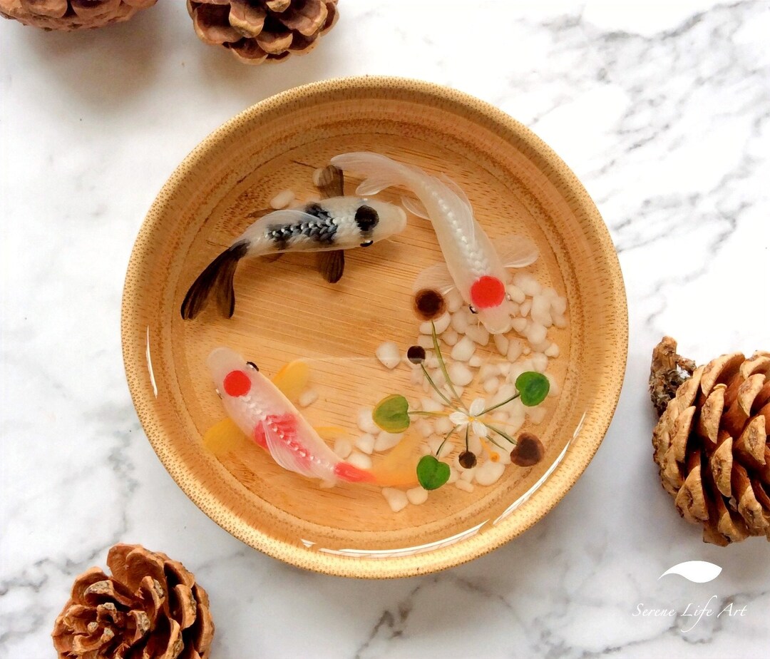 3D Koi Fish Resin Painting, Resin Art, Acrylic Painting, Nice Table ...