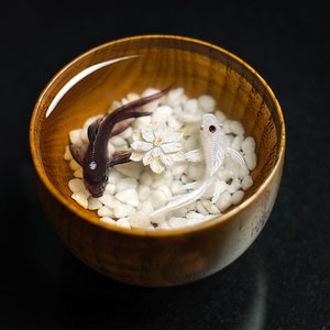 Yin Yang Koi Fish Painting With A Lotus Flower, Tui and La, Avatar the ...