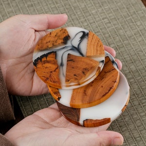 Elevate Your Home Decor With Handmade Wooden Resin Coasters - Unique ...