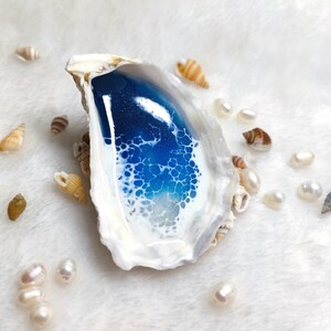 Ocean Waves Resin Art, Jewelry Dish, Ring Dish, Ocean Trinket Tray ...