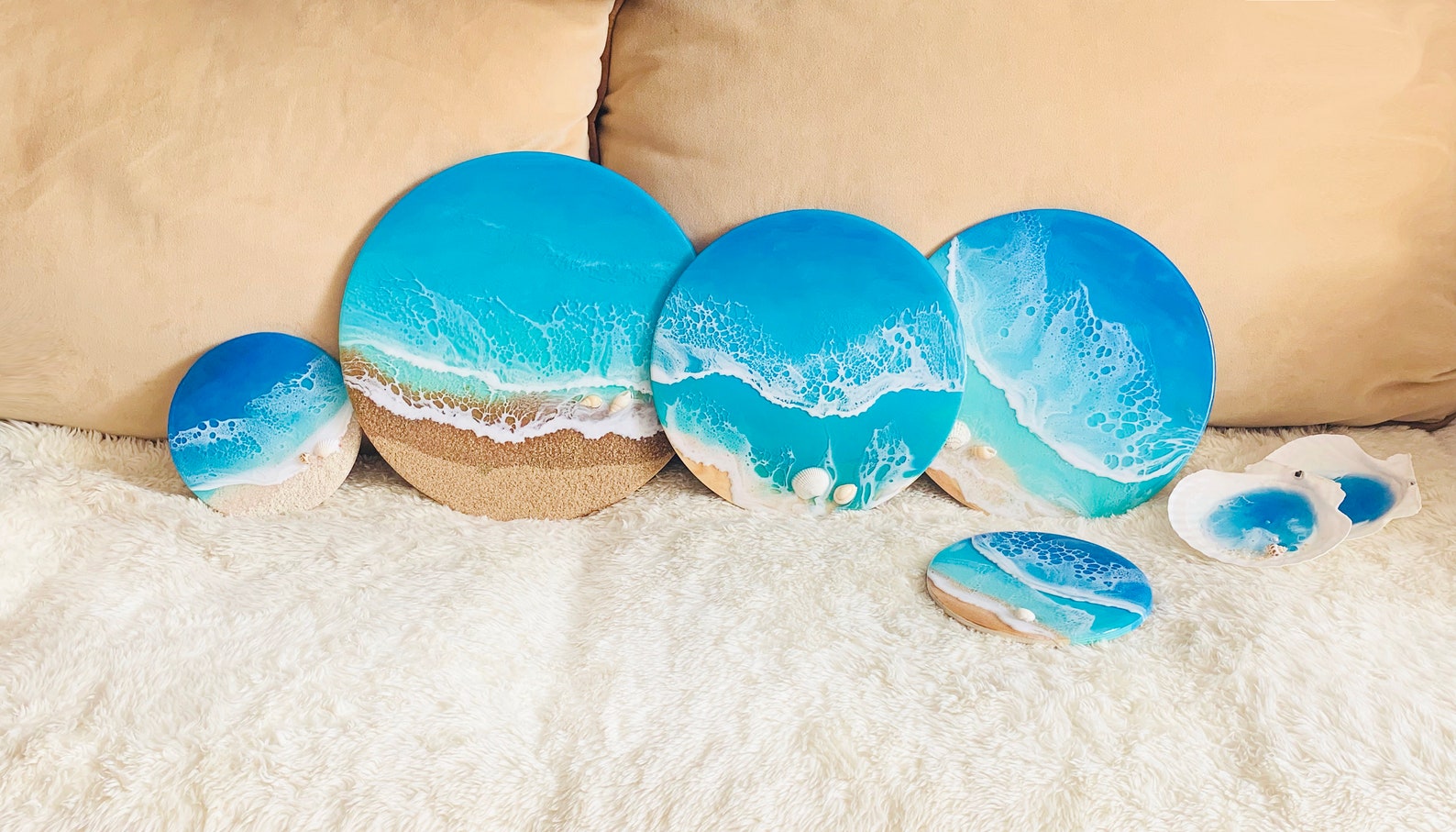 Ocean Resin Art Tsunami Waves Wall Decor Table Decor - Etsy