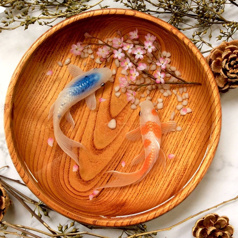 Resin Koi Fish - Etsy