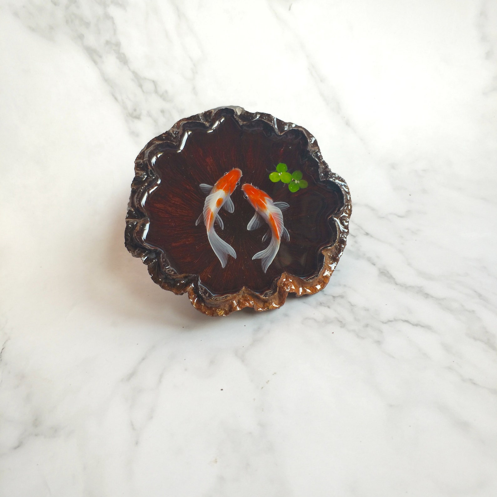Enhance Your Home Decor With Stunning 3D Resin Koi Fish - Etsy