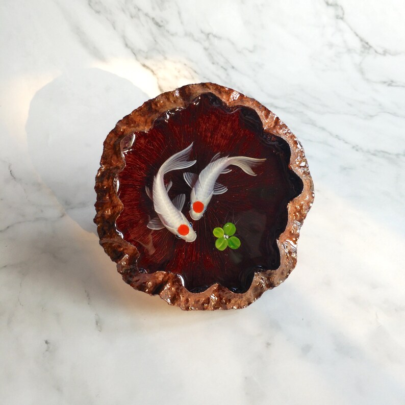 Enhance Your Home Decor With Stunning 3D Resin Koi Fish - Etsy