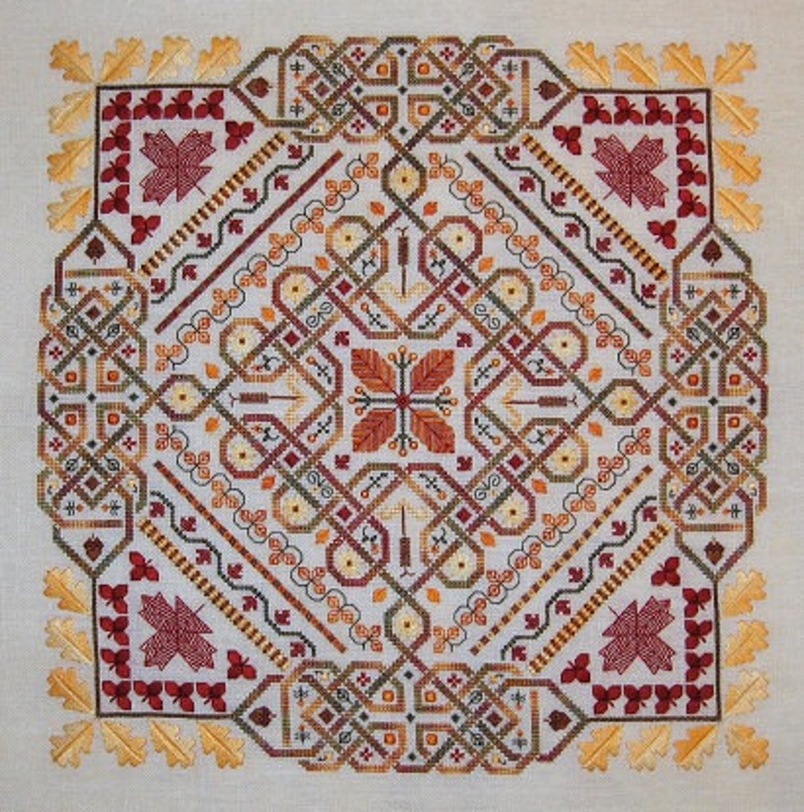 Celtic Leaves PDF Chart by Northern Expressions Needlework - Etsy