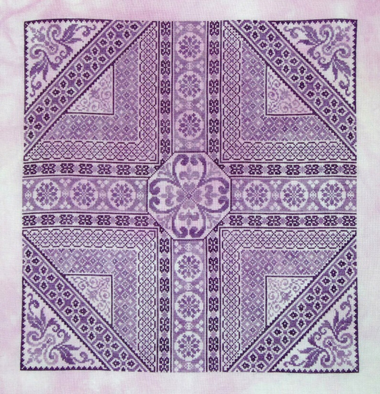Shades of Purple PDF Chart by Northern Expressions Needlework - Etsy