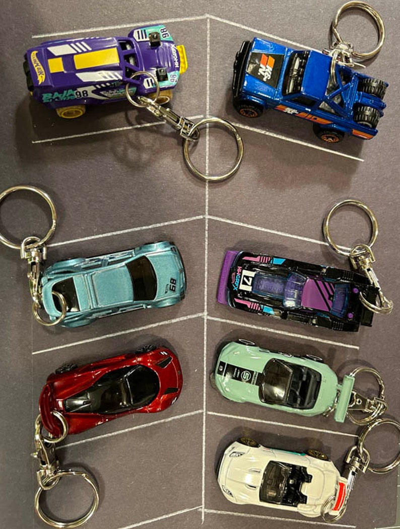 Miniature Toy Car/truck/suv Key Chains - Etsy