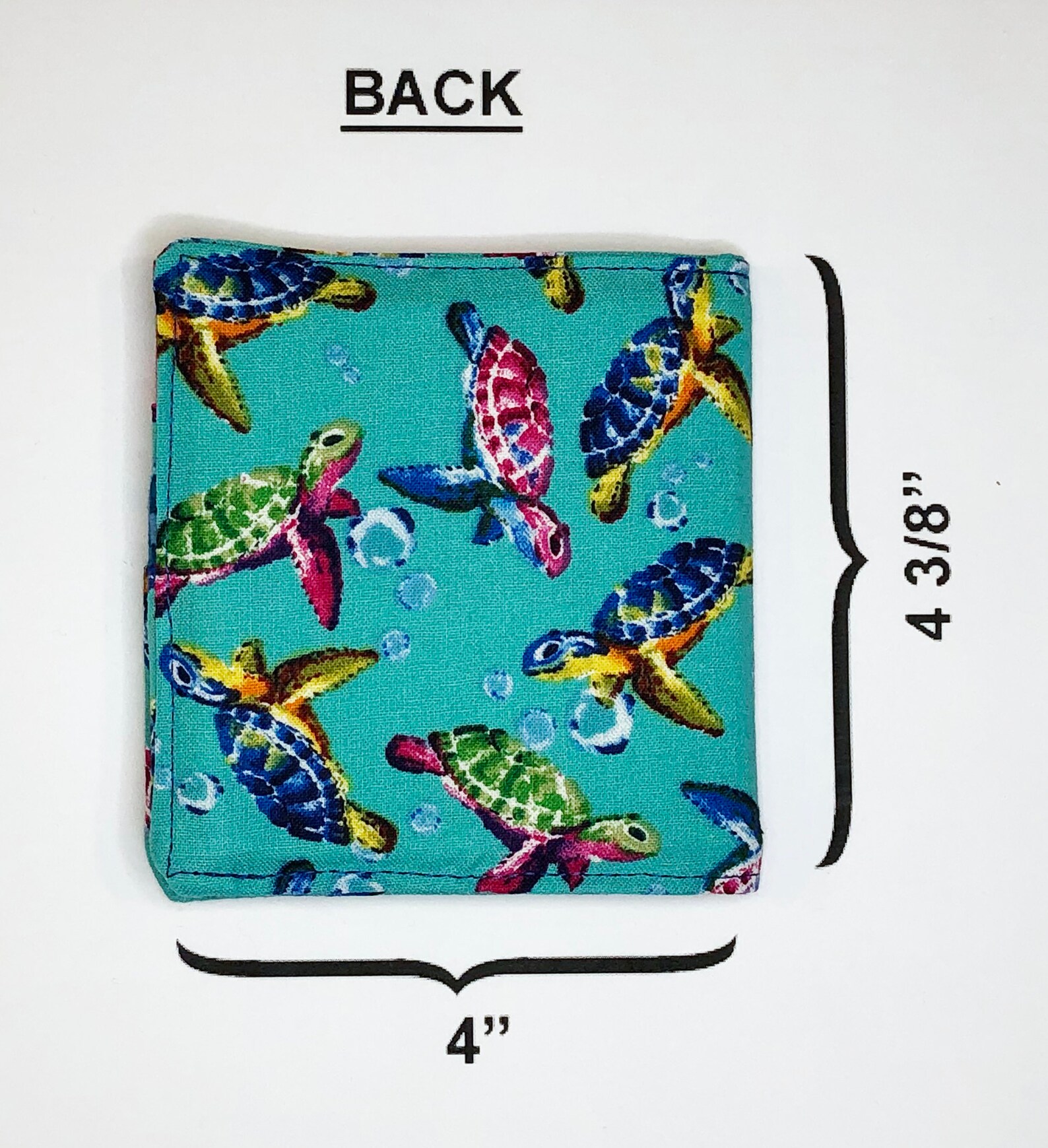 Bifold Wallet - Teal Aloha Sea Turtles - RFID PROTECTION - Fits Most ...
