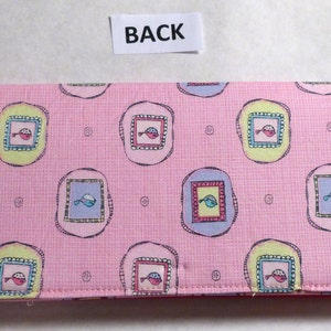 Pink / Pastels Birds Checkbook Cover - Etsy