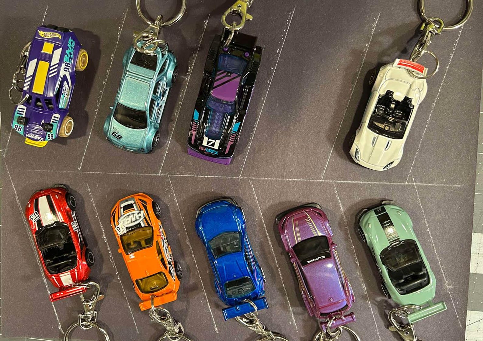 Miniature Toy Car/truck/suv Key Chains - Etsy