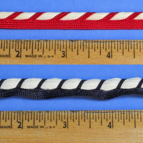 Red Polycotton Piping Skinny 3mm sold per Metre | Etsy