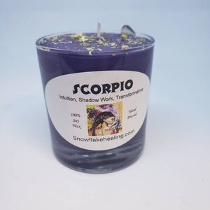 Scorpio Candle - Etsy