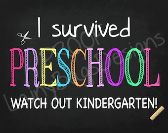 Watch Out Kindergarten Here We Come Preschool Graduation Grad | Etsy