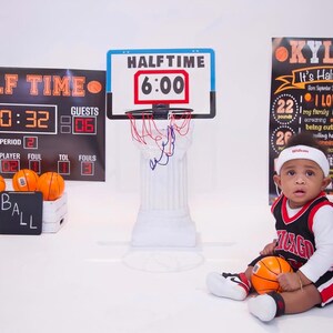 Basketball Scoreboard Printable - It's Halftime Photoshoot Props ...