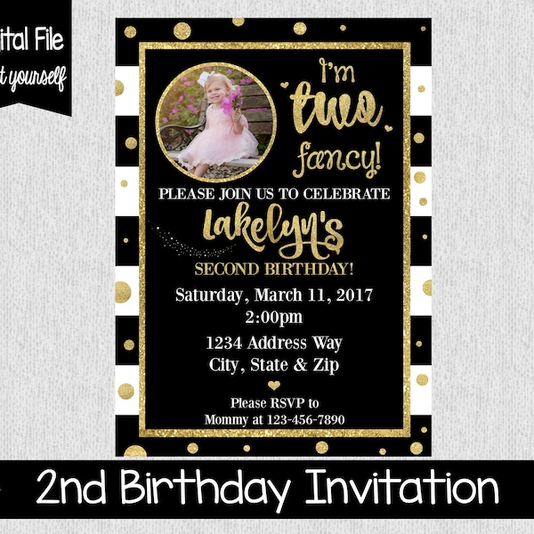 Two Fancy Birthday - Etsy