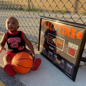 Basketball Scoreboard Printable - It's Halftime Photoshoot Props ...