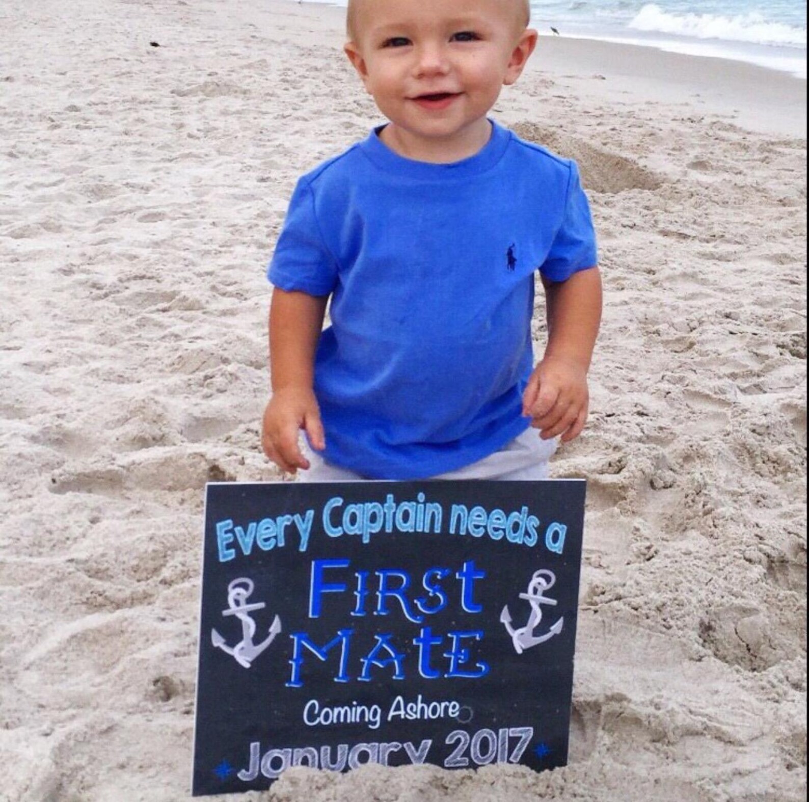 Every Captain Needs a First Mate Pregnancy Sign - Nautical Pregnancy ...