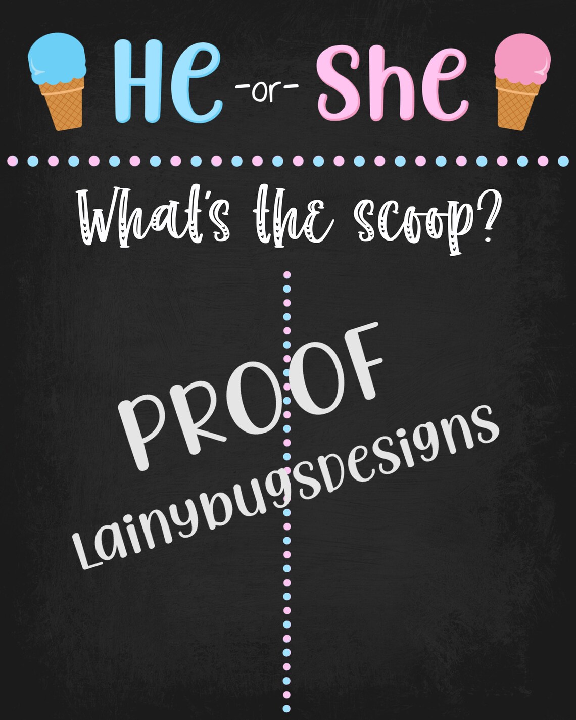 Gender Reveal Voting Chart What's the Scoop Gender - Etsy