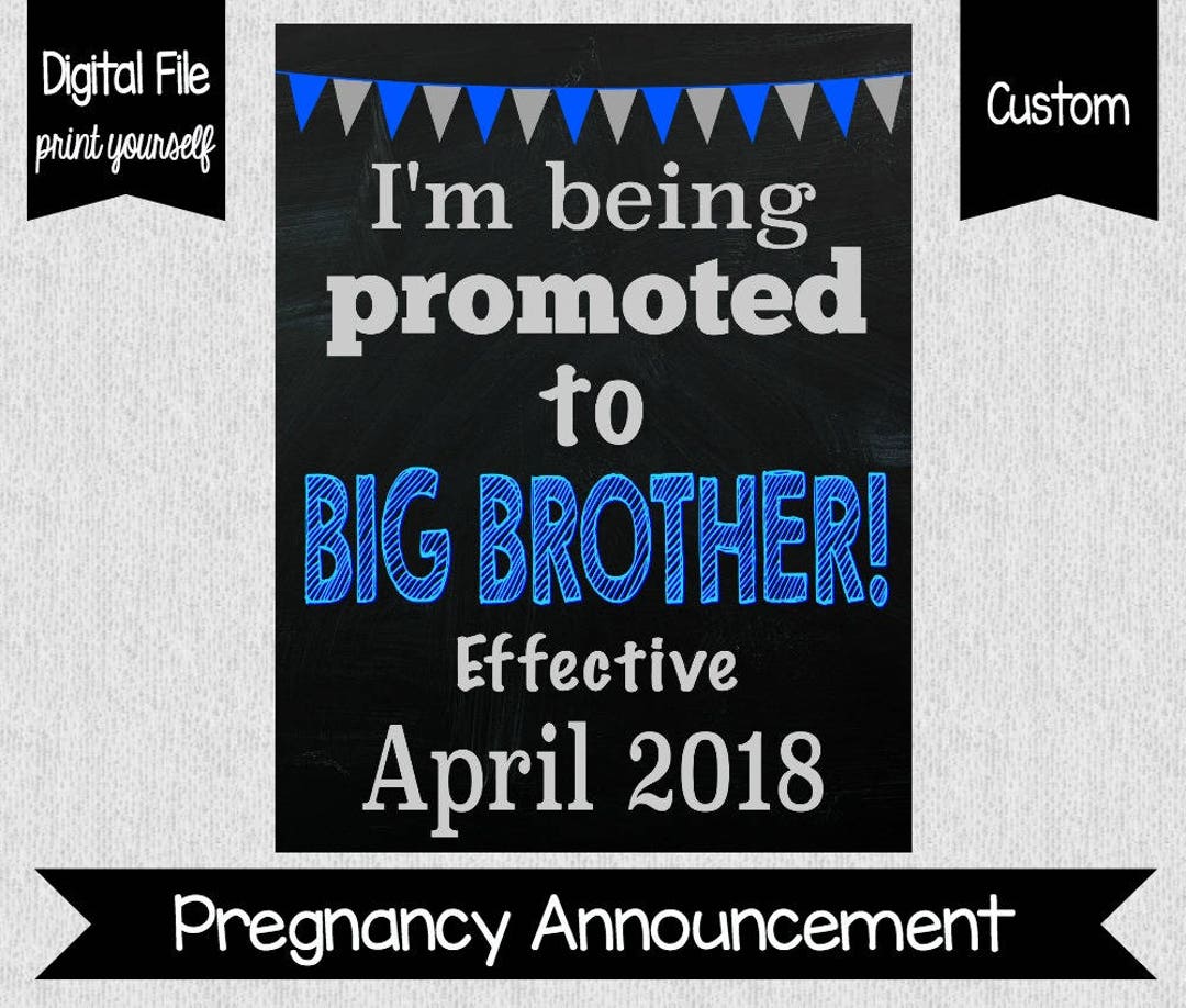 Big Brother Pregnancy Announcement Big Brother Pregnancy - Etsy