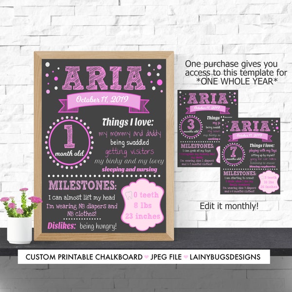 Baby Chalkboard - Etsy