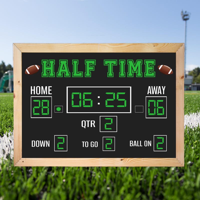Football Scoreboard - Etsy