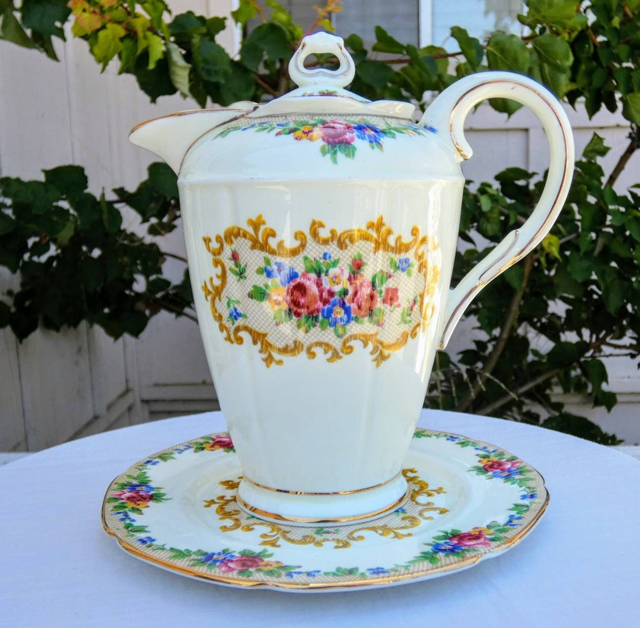 Gorgeous Rare Vintage Paragon Fine Bone China Short Spout Hot | Etsy