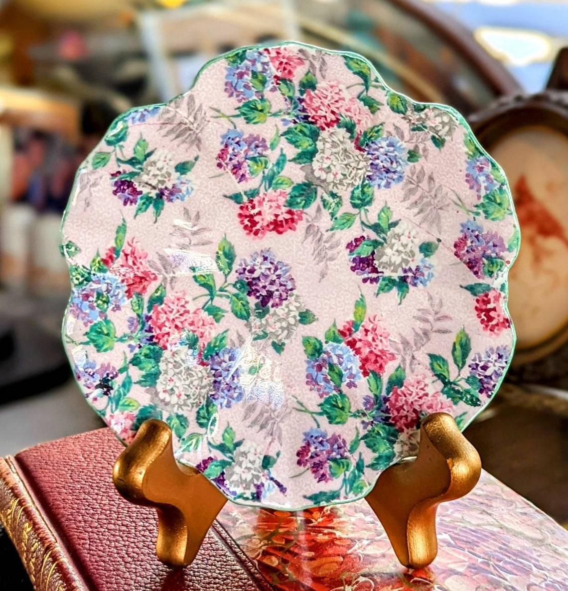 Darling Vintage Bone China Shelley Scalloped Trinket/pin Dish - Etsy