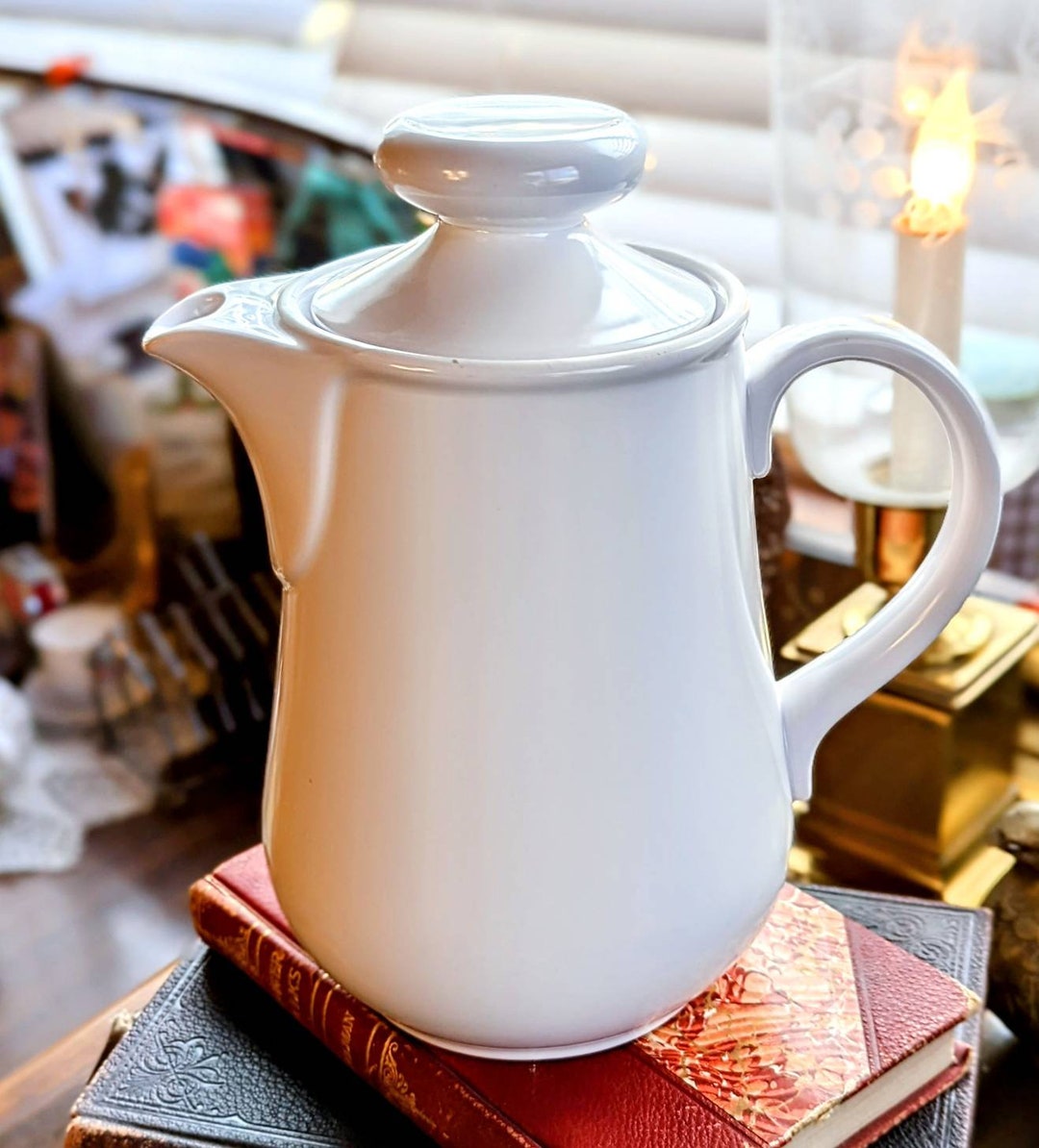Vintage Noritake Coffee Pot: Large 6-cup Au Naturel Lidded China - Etsy