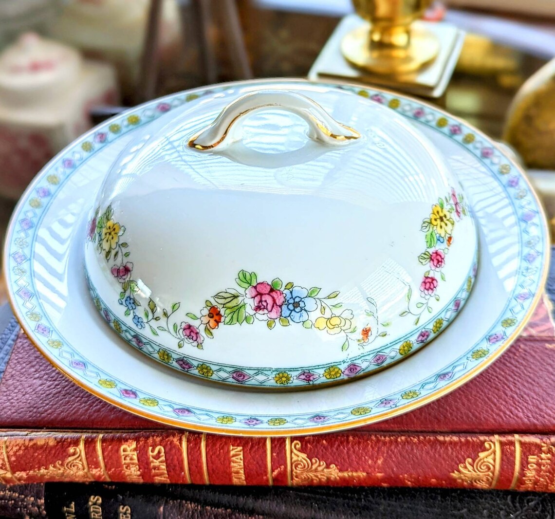 Darling Antique Noritake Nippon Floral Garland - Etsy