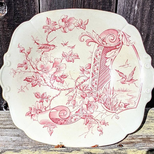 Antique Cake Plate - Etsy